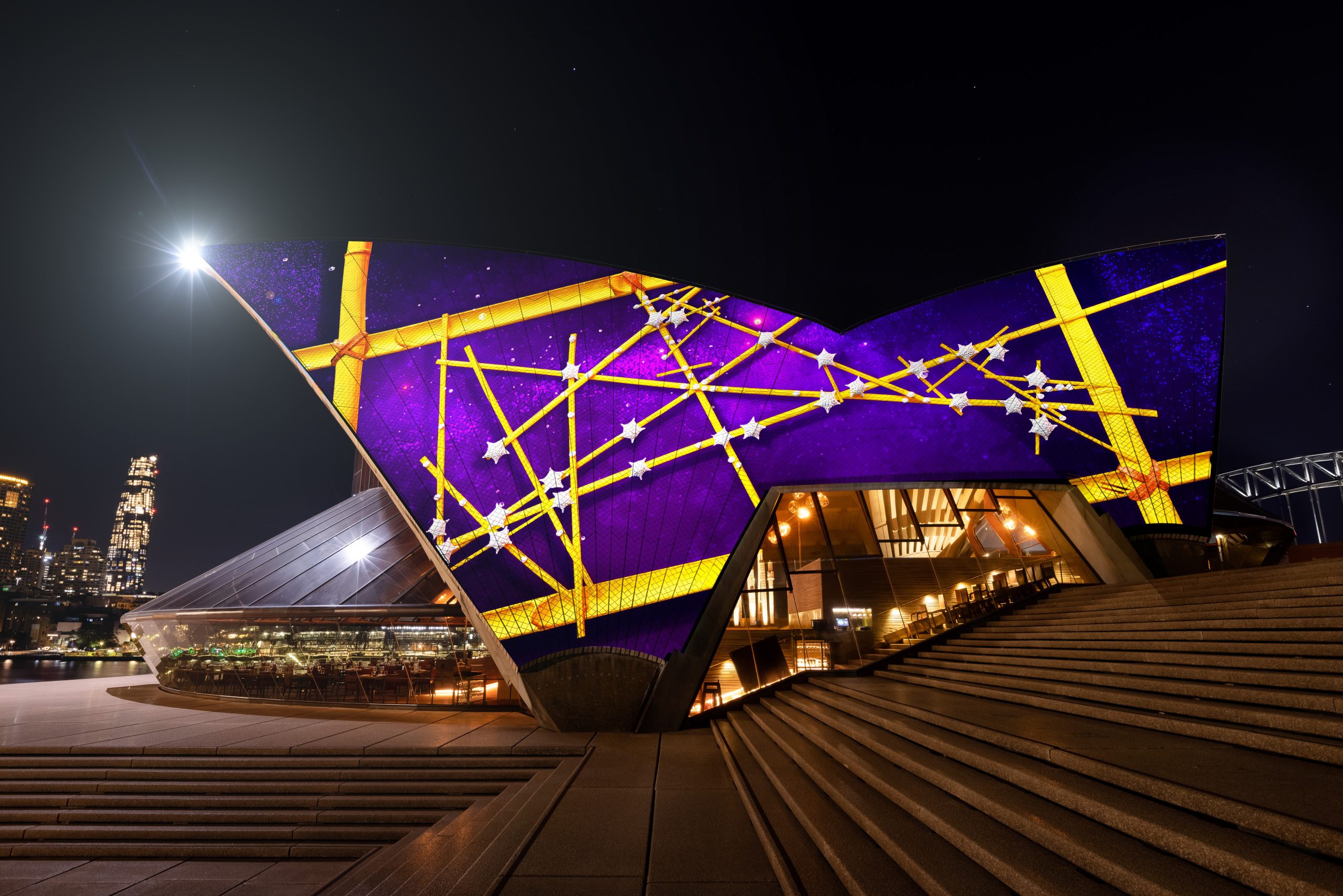 Opera House launches new Badu Gili sails projection exploring celestial ...